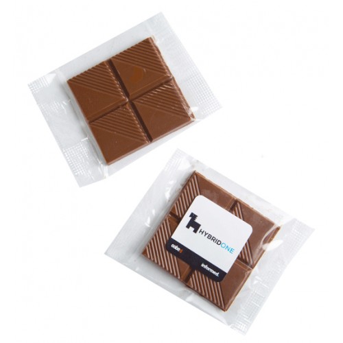 Chocolate Square in Cello Bag 15g - Confectionery Corner Promotional ...